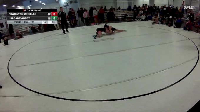 123 lbs 2nd Place Match - Sloane Abbey, Kearney Girls vs Katelynn ...