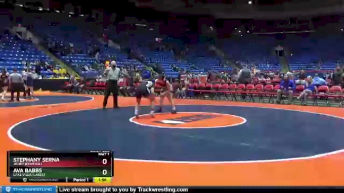135 lbs Cons. Round 2 - Ava Babbs, Lake Villa (Lakes) vs Stephany Serna ...