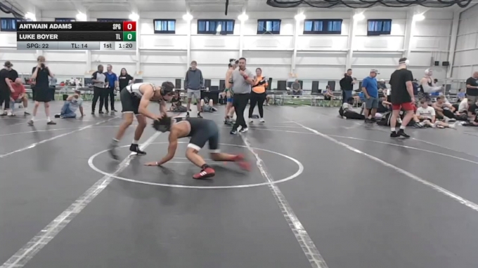 150 lbs Round 3 (4 Team) - Antwain Adams, St. Paris Graham vs Luke ...