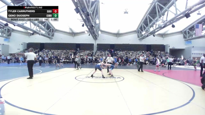 102-I lbs Consi Of 8 #1 - Tyler Carruthers, Duro vs Geno DiJoseph ...