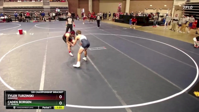 139 Championship Bracket Champ. Round 3 - Tyler Turzinski, Shakopee vs ...