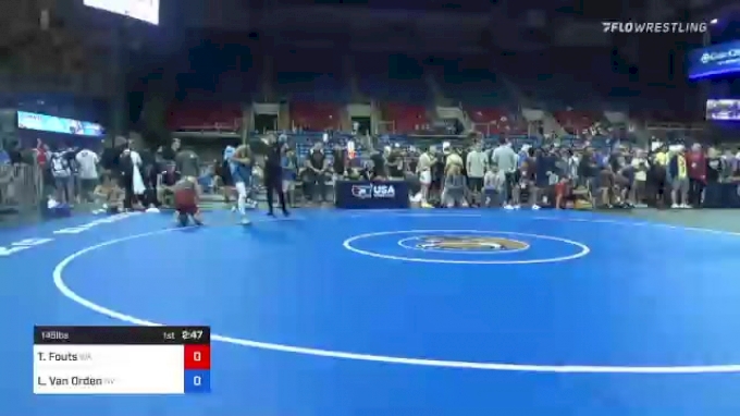 145 lbs Round Of 128 - Tyler Fouts, Washington vs Luke Van Orden, Nevada