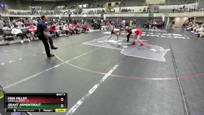 152 lbs Round 3 (4 Team) - Finn Miller, Loyola Academy vs Grant ...