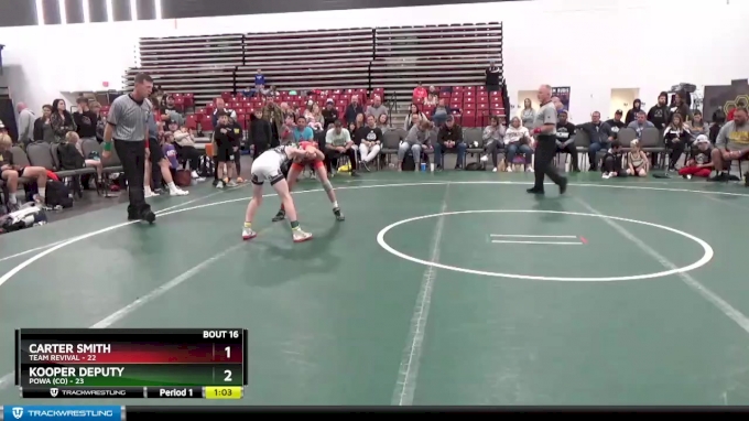 75 lbs Placement Matches (8 Team) - Carter Smith, Team Revival vs ...