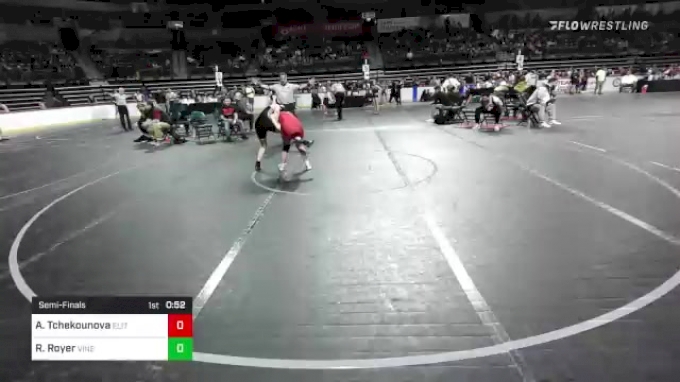 117 lbs Semifinal - Alexandra Tchekounova, Elite Wrestling vs Rebecca ...