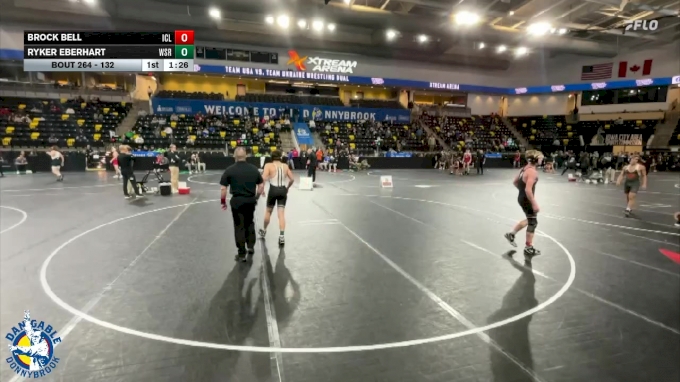 132 lbs Prelim - Ryker Eberhart, Waverly-Shell Rock vs Brock Bell, Iowa ...