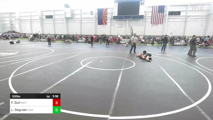 102 lbs Final - Forest Dull, Mattime vs Luke Degroat, Dominate Club ...