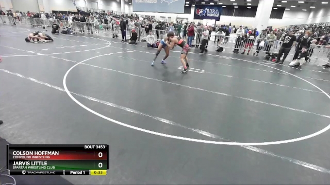 132 lbs Cons. Round 10 - Colson Hoffman, Compound Wrestling vs Jarvis ...