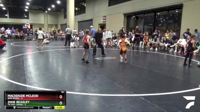 62 lbs Placement (4 Team) - Mackenzie McLeod, BMM Rodeo vs Dixie ...