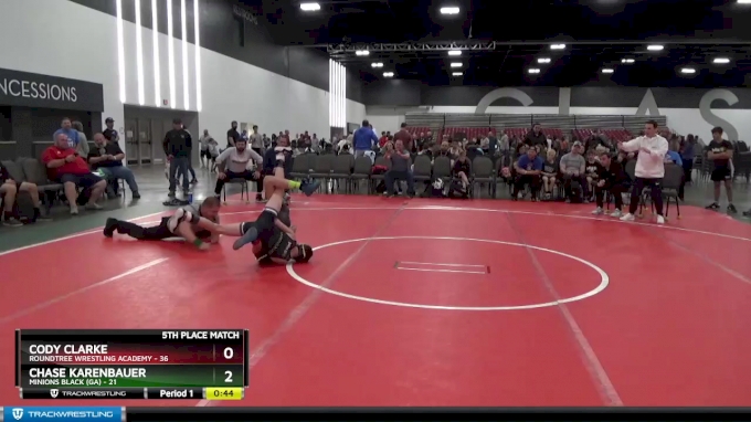 75 lbs Placement Matches (8 Team) - Chase Karenbauer, Minions Black (GA ...