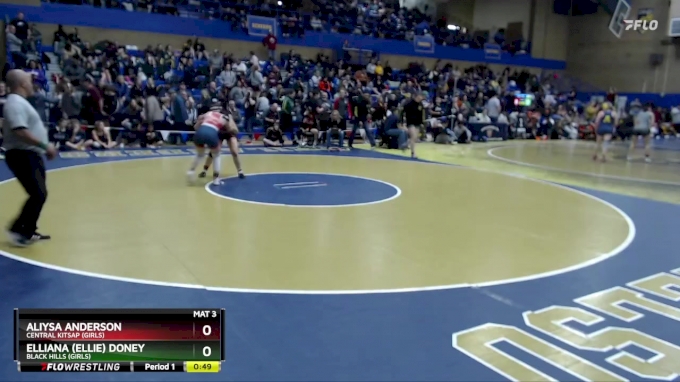 130lbs Cons. Round 3 - Aliysa Anderson, Central Kitsap (Girls) vs ...