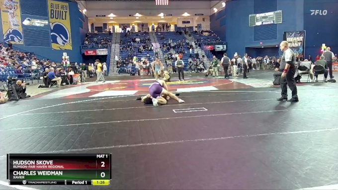 215 lbs Quarterfinal - Hudson Skove, Rumson-Fair Haven Regional vs ...