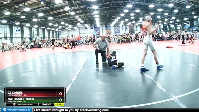 96 lbs Rd# 3 12:00pm Friday - CJ Caines, Mat Assassins vs Nathaniel ...