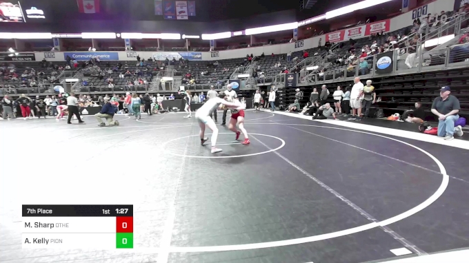 143 lbs 7th Place - Makenzie Sharp, Other vs Aspen Kelly, Pioneer ...