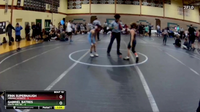 64 lbs Round 2 (10 Team) - GABRIEL BATRES, South Side WC vs Finn ...