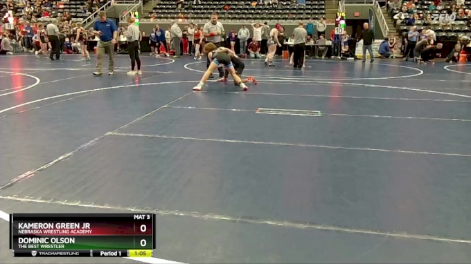 115 lbs 3rd Place Match - Dominic Olson, The Best Wrestler vs Kameron ...