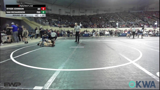 76 lbs Round Of 16 - Ryker Johnson, Division Bell Wrestling vs Van ...