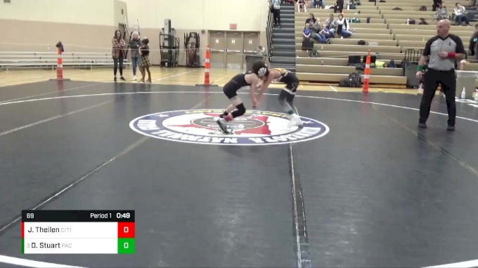 69 lbs 3rd Place Match - Dregar Stuart, PACK732 vs Jamison Theilen ...