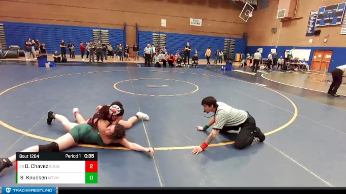 145lbs Cons. Semi - Delilah Chavez, Sunnyside (Girls) vs Samara Knudsen ...