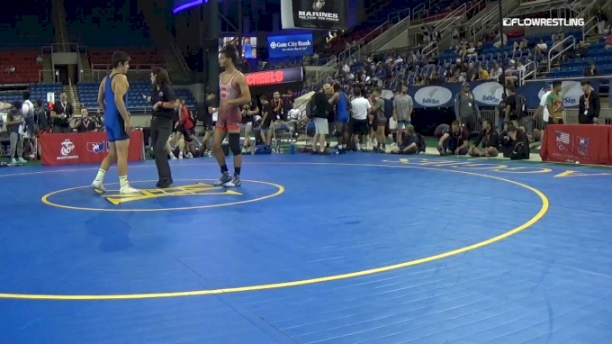 170 lbs Rnd Of 16 - Angel Garcia, Pennsylvania vs Luke Stromberg, Wisconsin