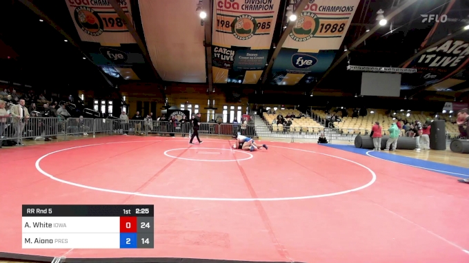 207 kg Rr Rnd 5 - Alivia White, Iowa vs Maria Aiono, Presbyterian College