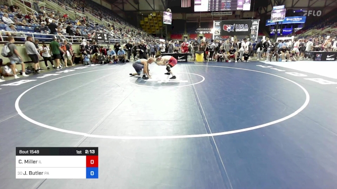 165 lbs Rnd Of 64 - Cael Miller, IL vs Jackson Butler, PA