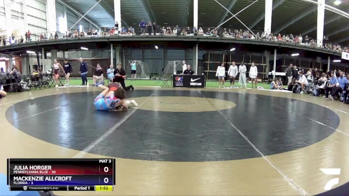 112 lbs Round 2 (6 Team) - Julia Horger, Pennsylvania Blue vs MacKenzie ...