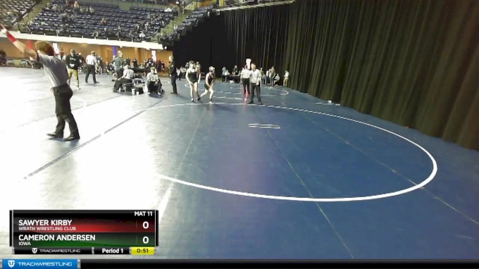 140 lbs 5th Place Match - Cameron Andersen, Iowa vs Sawyer Kirby, Wrath ...