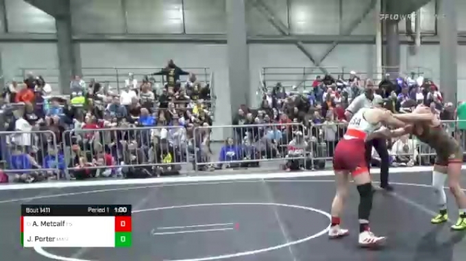 105 lbs Champ. Round 1 - Addison Metcalf, Fort Scott vs Jentri Porter ...