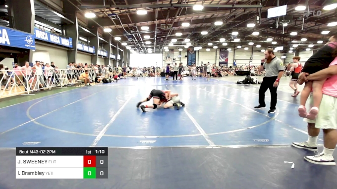 106 lbs Rr Rnd 2 - JOSIAH SWEENEY, Elite NJ HSB Black vs Isaac Brambley ...