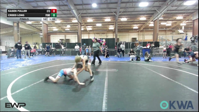 52-55 lbs Final - Kasen Fuller, Comanche Takedown Club vs Creed Long ...