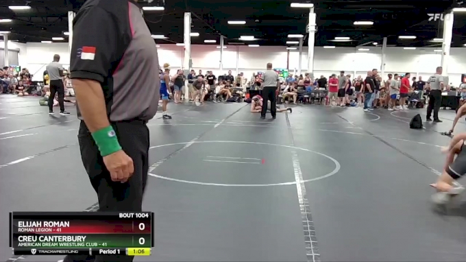 92 lbs Round 1 - Creu Canterbury, American Dream Wrestling Club vs ...