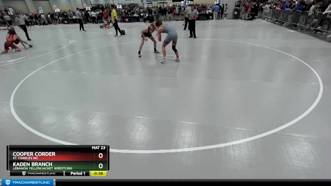 138 lbs Cons. Round 3 - Cooper Corder, St. Charles WC vs Kaden Branch ...