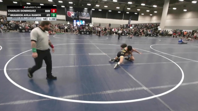120 lbs Champ. Rd Of 128 - Charles Dominguez, Built By Brunson ...