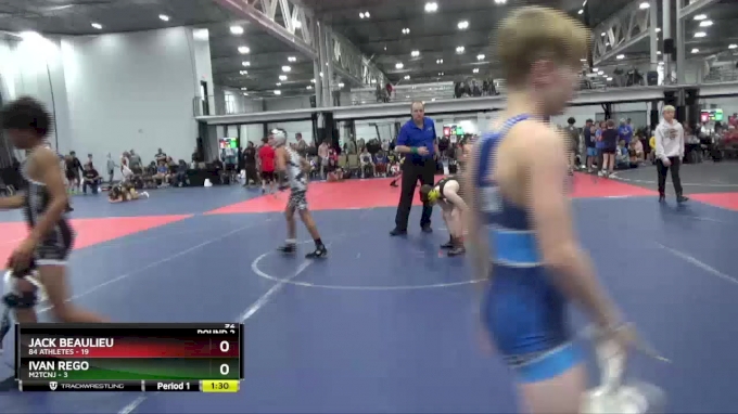 92 lbs Round 2 (4 Team) - Ivan Rego, M2TCNJ vs Jack Beaulieu, 84 Athletes