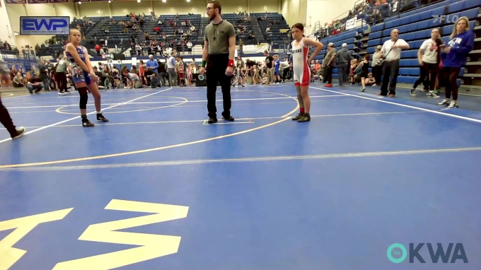 82 lbs Rr Rnd 2 - Jaidyn Wilson, Mustang Bronco Wrestling Club vs ...