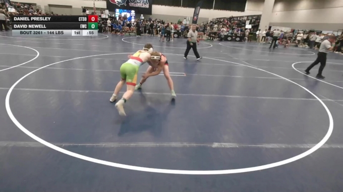 144 lbs Cons. Rd Of 64 - David Newell, Elevate Wrestling Club vs Daniel ...