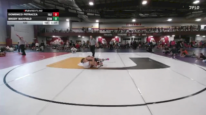 120 lbs Round 1 (8 Team) - Brody Mayfield, Steller Trained Doom vs ...