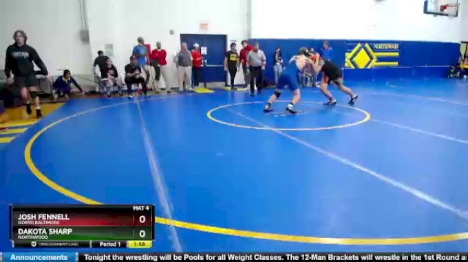 165 lbs Round 1 - Dakota Sharp, Northwood vs Josh Fennell, North Baltimore