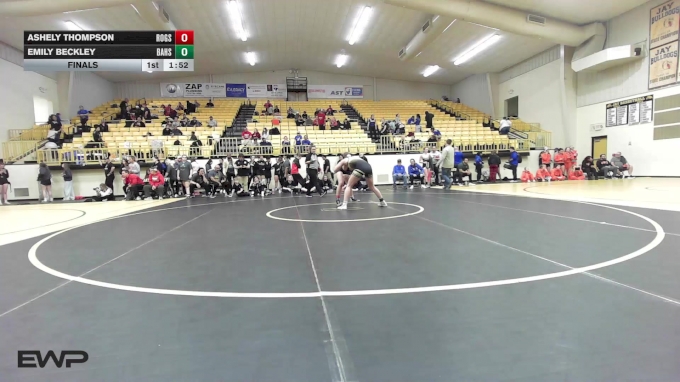 145 lbs Final - Ashely Thompson, Rogers High School Girls vs Emily ...