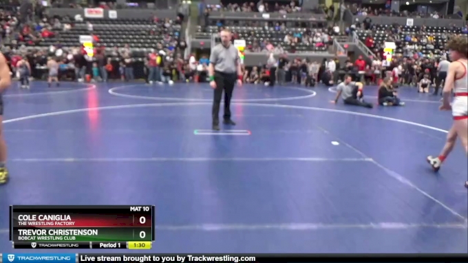 90 lbs Semifinal - Cole Caniglia, The Wrestling Factory vs Trevor ...