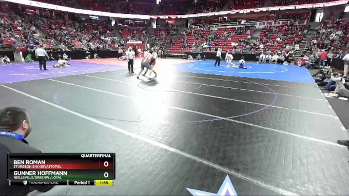 D2-285 lbs Quarterfinal - Gunner Hoffmann, Neillsville/Greenw./Loyal vs ...