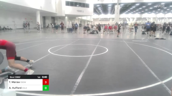 137 lbs Consi Of 8 #2 - Trent Meraw, Osoway vs Andrew Hufford, Colorado ...