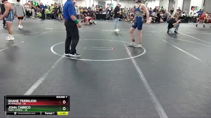 140 lbs Round 7 (8 Team) - Shane Terrilion, 84 Athletes vs John Chirico ...