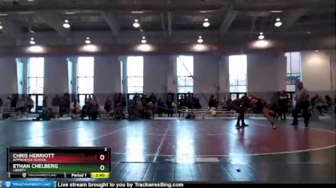 184 lbs Cons. Round 2 - Ethan Chelberg, Liberty vs Chris Herriott ...