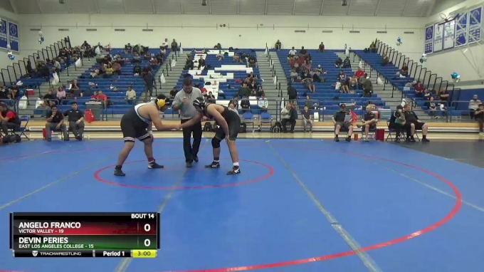 285 lbs Placement Matches (8 Team) - Angelo Franco, Victor Valley vs ...