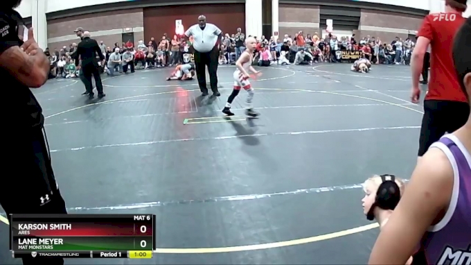 61 lbs Round 1 - Karson Smith, Ares vs Lane Meyer, Mat Monstars