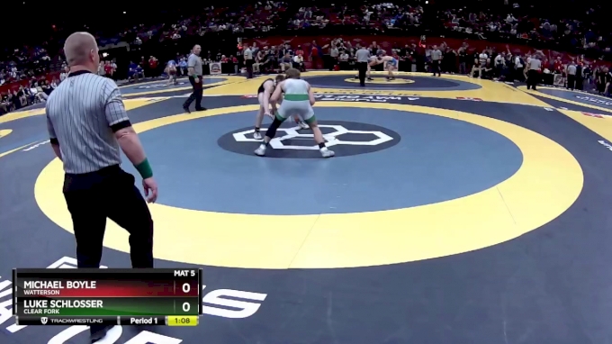 D2-165 lbs Semifinal - Michael Boyle, Watterson vs Luke Schlosser ...
