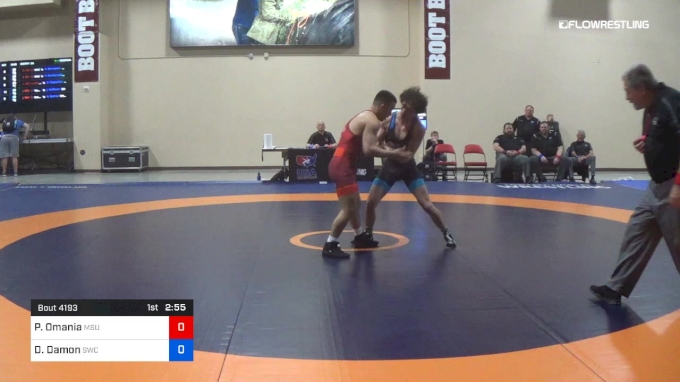67 kg Semis - Peyton Omania, Michigan State vs Dominic Damon, SWC