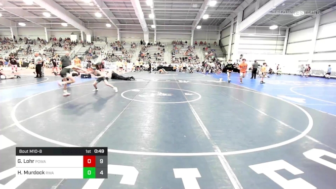 90 lbs Quarterfinal - Gage Lohr, POWA vs Harrison Murdock, Roundtree ...